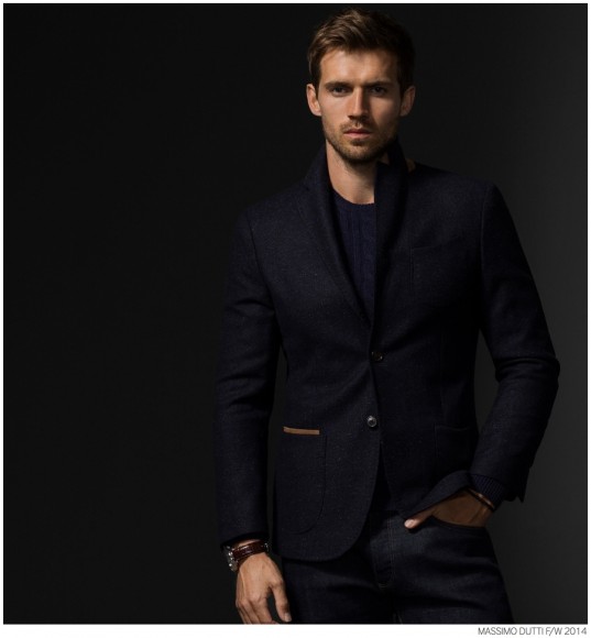 Andrew Cooper Models Limited Edition Styles from Massimo Dutti Fall ...