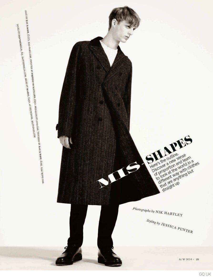 Benoni Loos Sports Minimal Fall Fashions for GQ UK – The Fashionisto