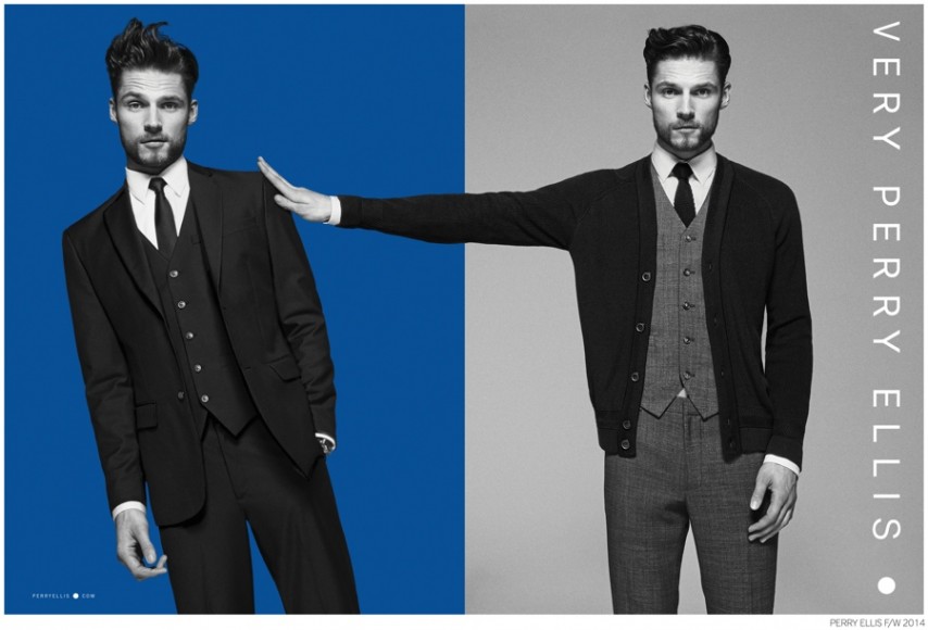 Perry Ellis Sees Double with Fall 2014 Ad Campaign Featuring Mikus ...