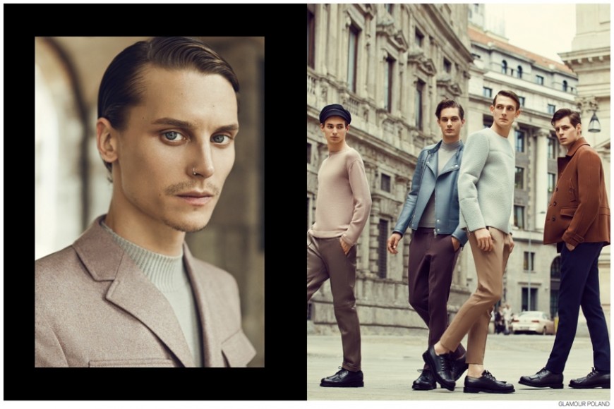 Top Polish Models Appear in Fashion Editorial for Glamour Poland ...
