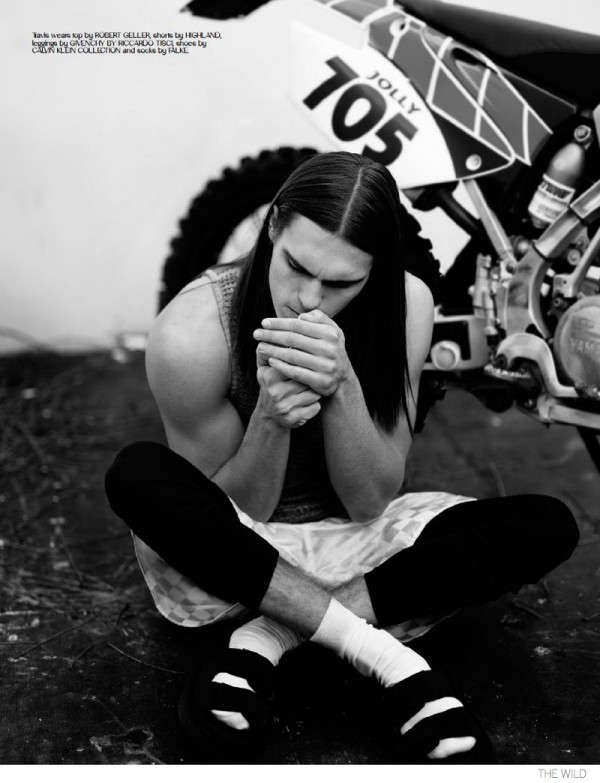 Travis Smith Models Moto Styles for The Wild Magazine – The Fashionisto