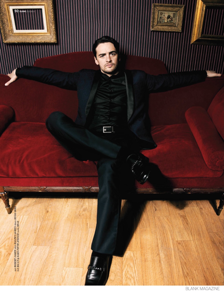 Vincent Piazza Dons Dapper Suiting Styles for Blank Magazine Cover ...