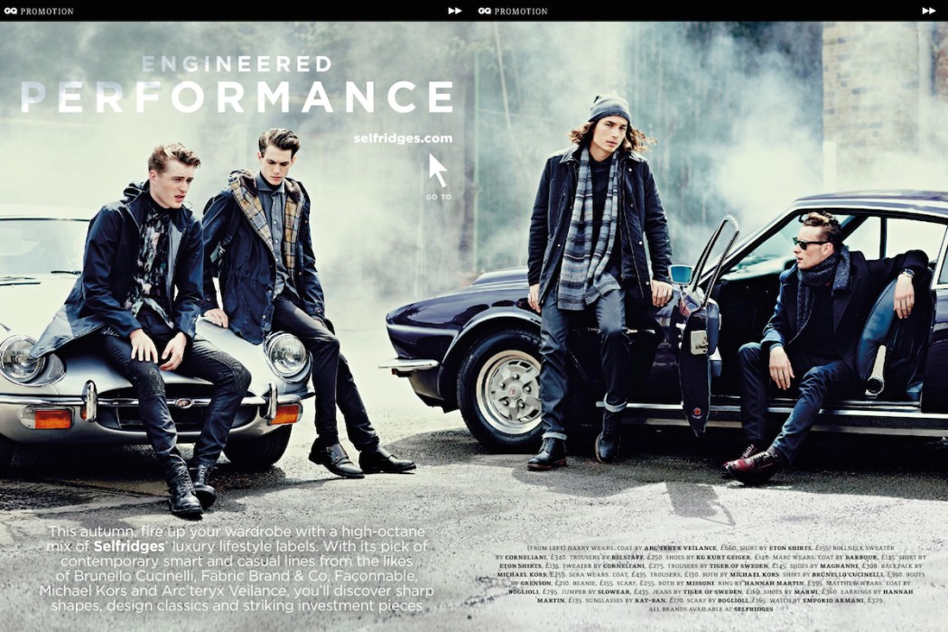 GQ UK Spotlights Selfridges' Smart Fall Styles – The Fashionisto