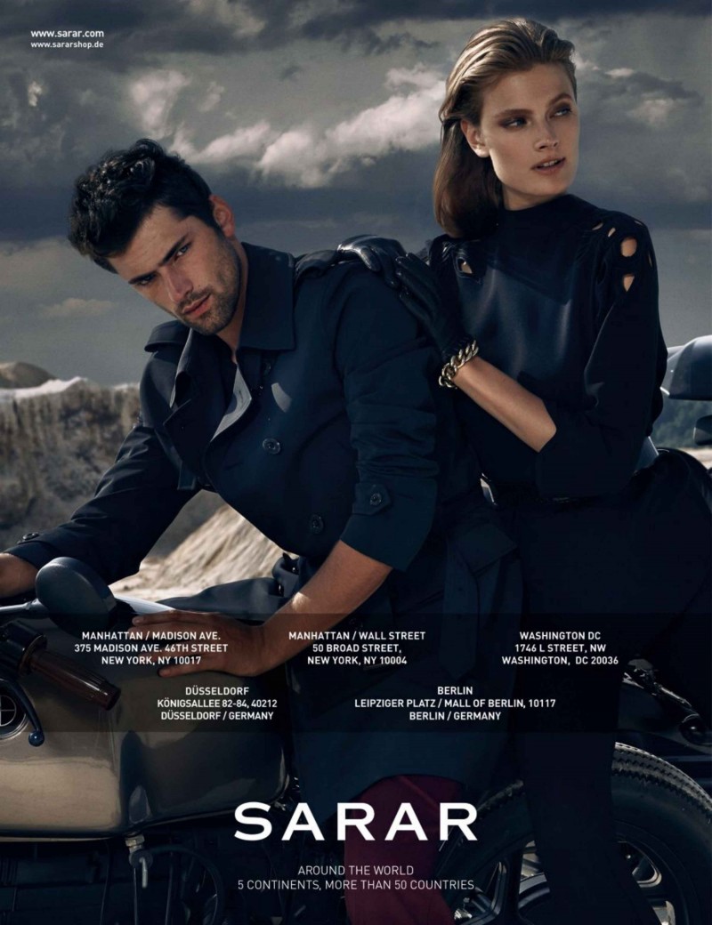 First Look: Sean O’Pry Rides in Style for Sarar Fall/Winter 2014 ...