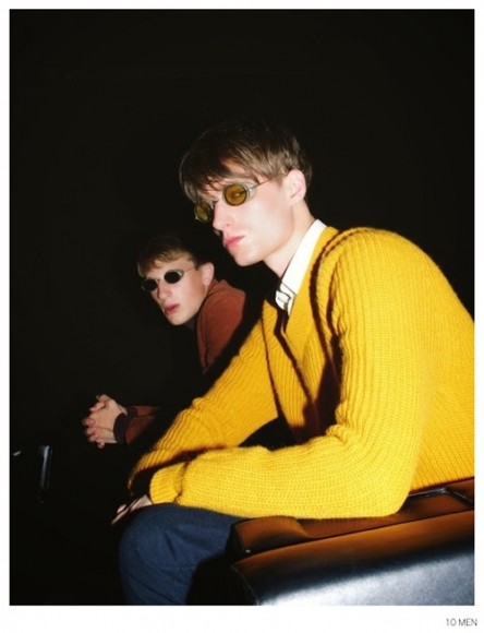 Laurie Harding & Isaac Brown Model Dunhill Fall 2014 for 10 Men – The ...