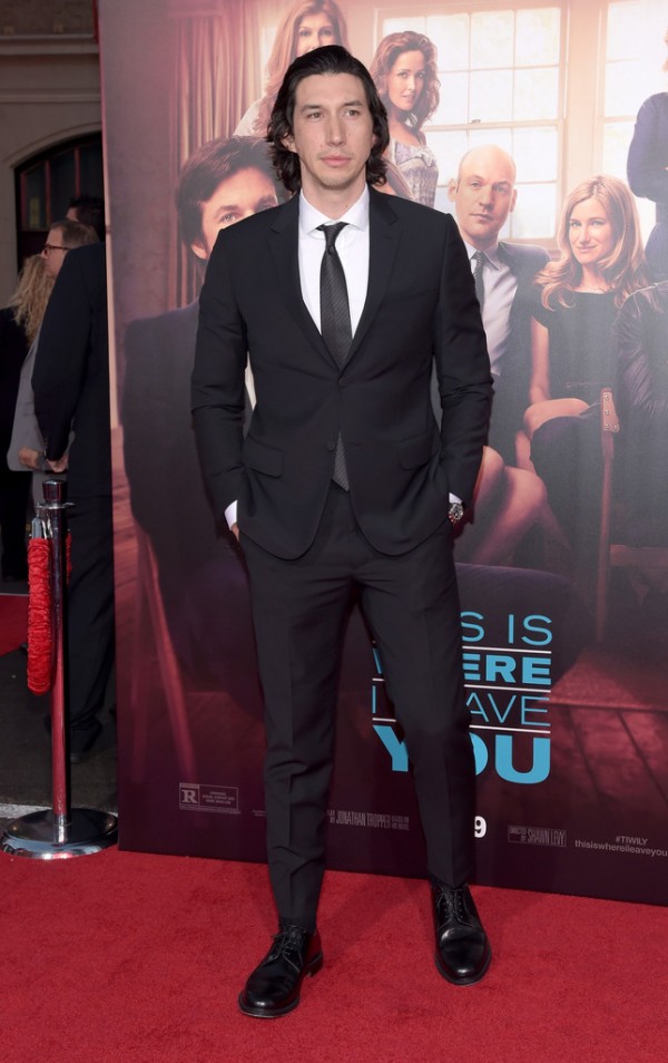 Adam Driver Stands Tall for 'This Is Where I Leave You' Premiere – The ...