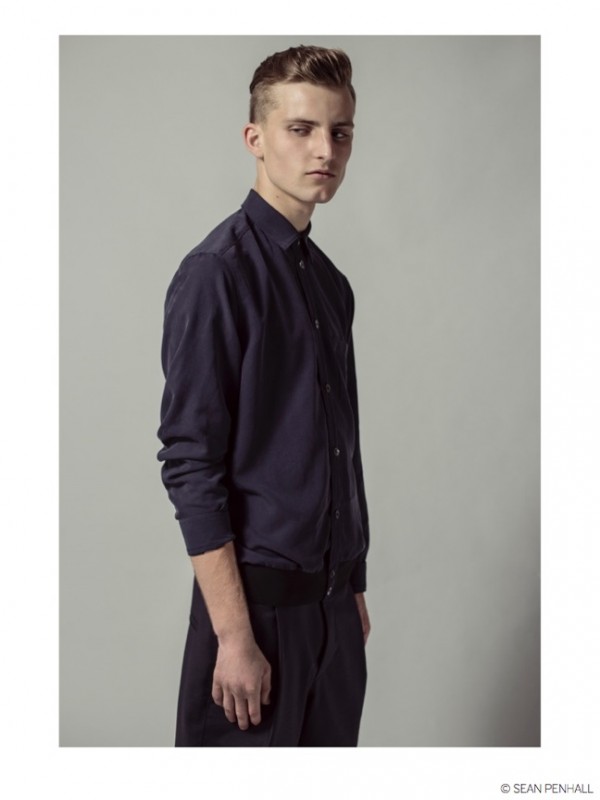 Andrew Hits the Studio with Photographer Sean Penhall – The Fashionisto