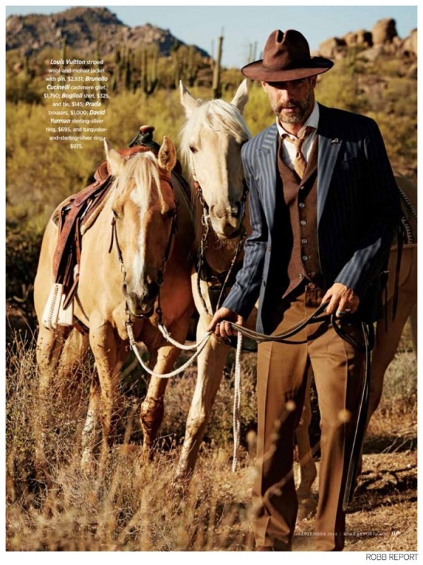 Ben Shaul Goes Western for Robb Report – The Fashionisto