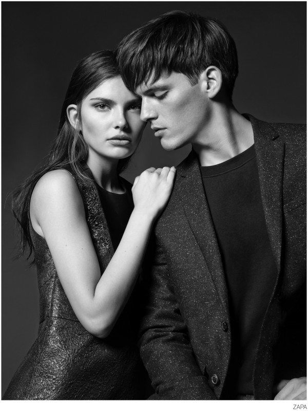 Christopher Michaut Models Suits + Leather Jacket for Zapa Fall 2014 ...