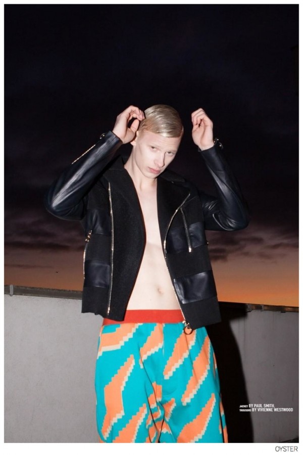Claes Nordstrom Models Fall 2014 Looks from Saint Laurent, Paul Smith ...