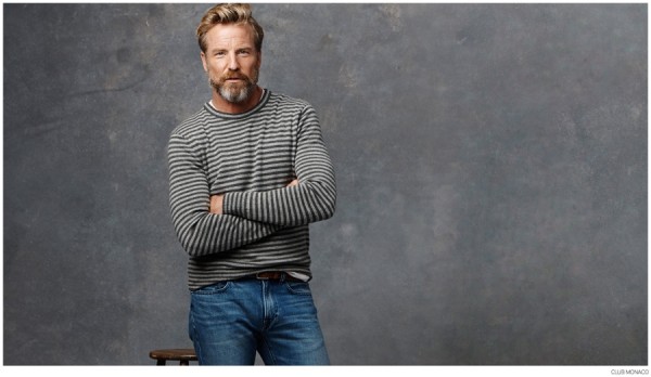 Rainer Andreesen Models Italian Cashmere Essentials for Club Monaco ...