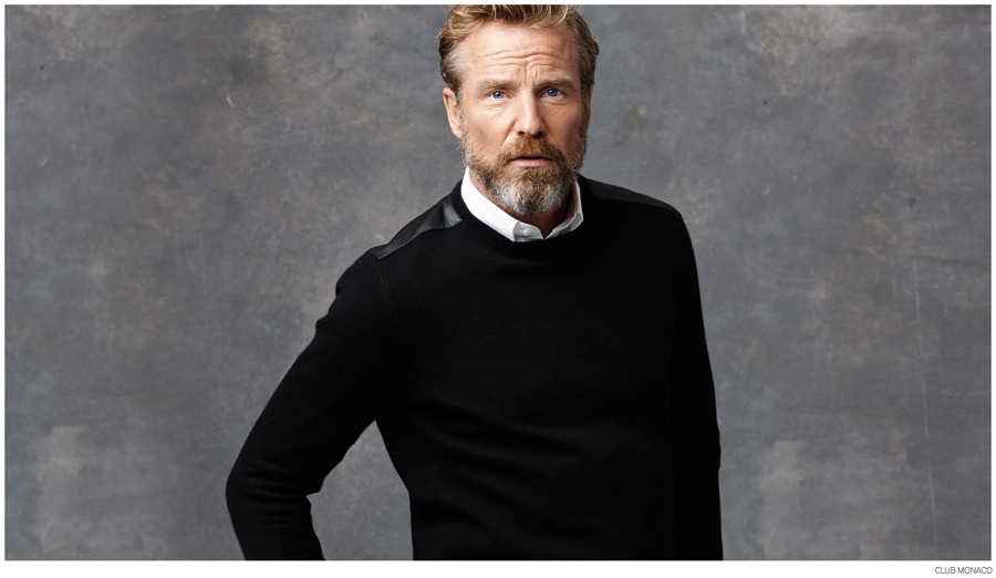 Rainer Andreesen Models Italian Cashmere Essentials for Club Monaco ...