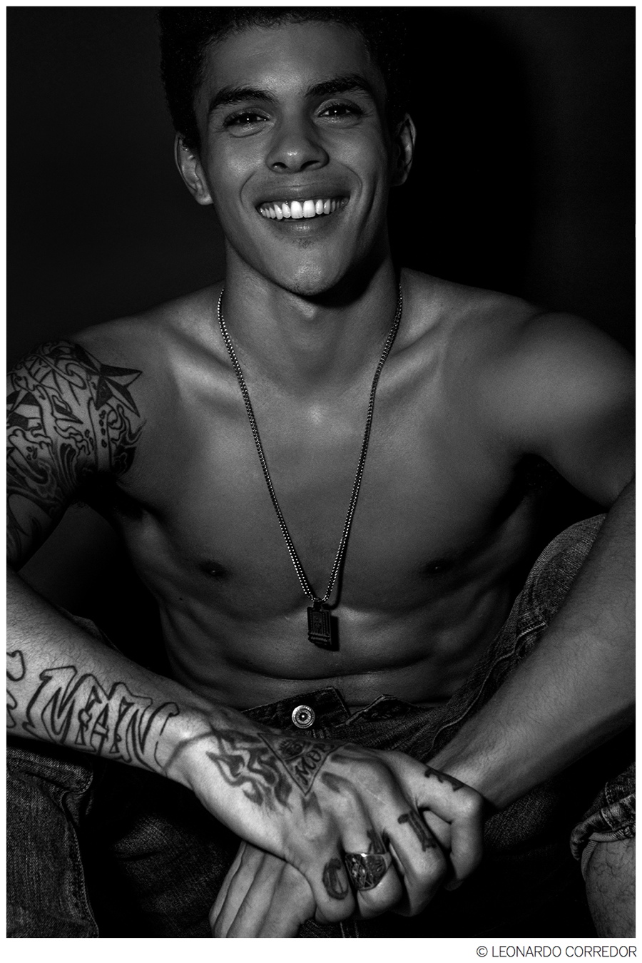 Devin Alexander Gets Edgy in Leather for Photos by Leonardo Corredor ...