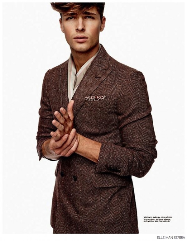 Edward Wilding Covers Elle Man Serbia September 2014 Issue – The ...
