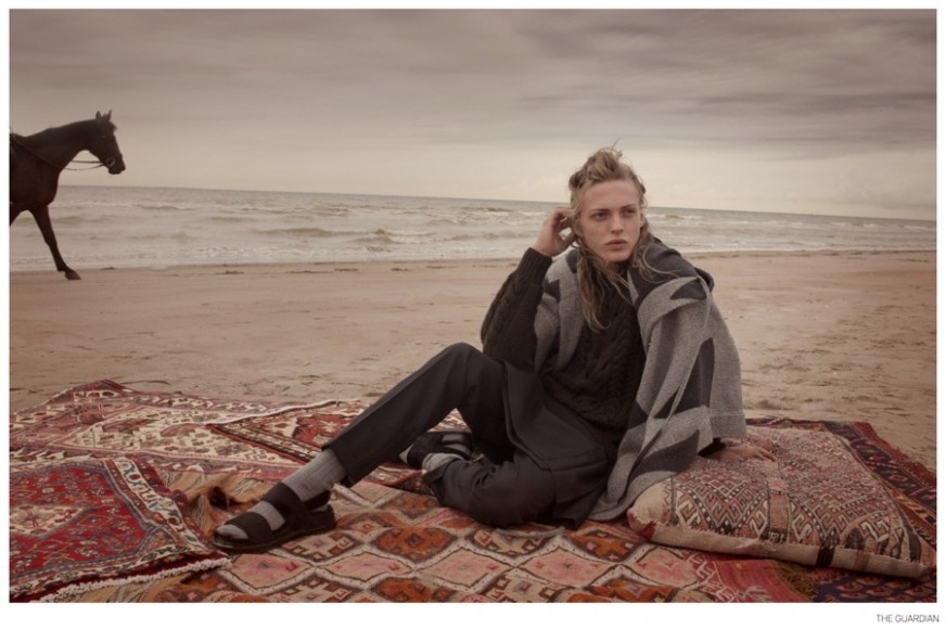 Erik Andersson Stars in a Fall Beach Editorial for The Guardian – The ...