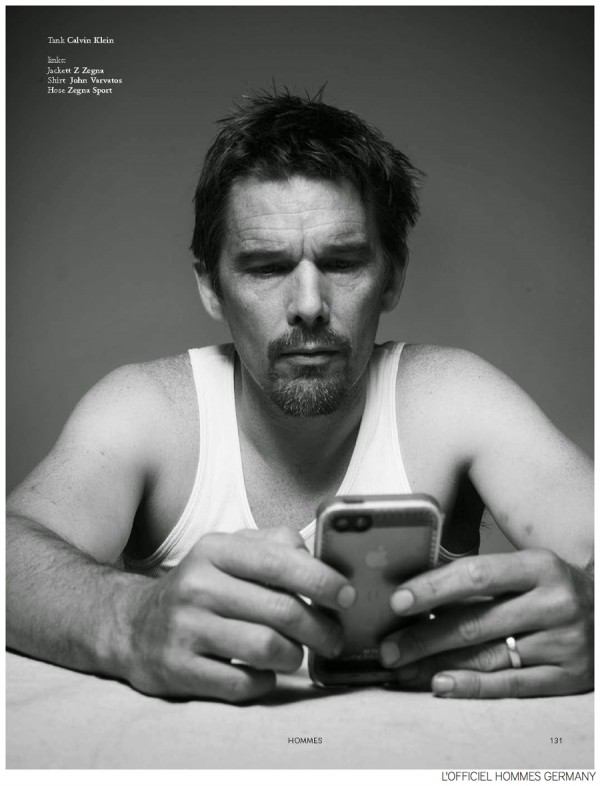 Ethan Hawke Covers L'Officiel Hommes Germany Fall/Winter 2014 – The ...