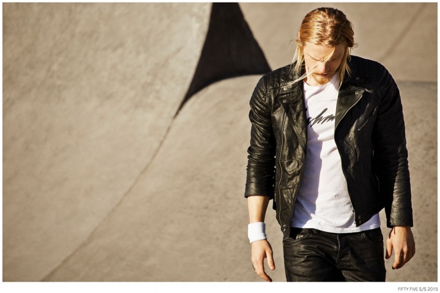 Caspar Peteus Models Denim for Fifty Five Spring/Summer 2015 – The ...