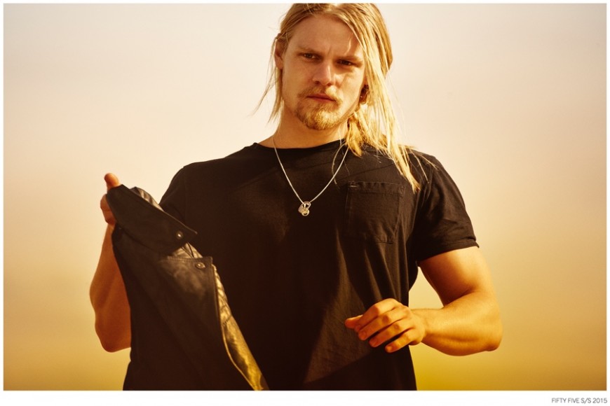 Caspar Peteus Models Denim for Fifty Five Spring/Summer 2015 – The ...