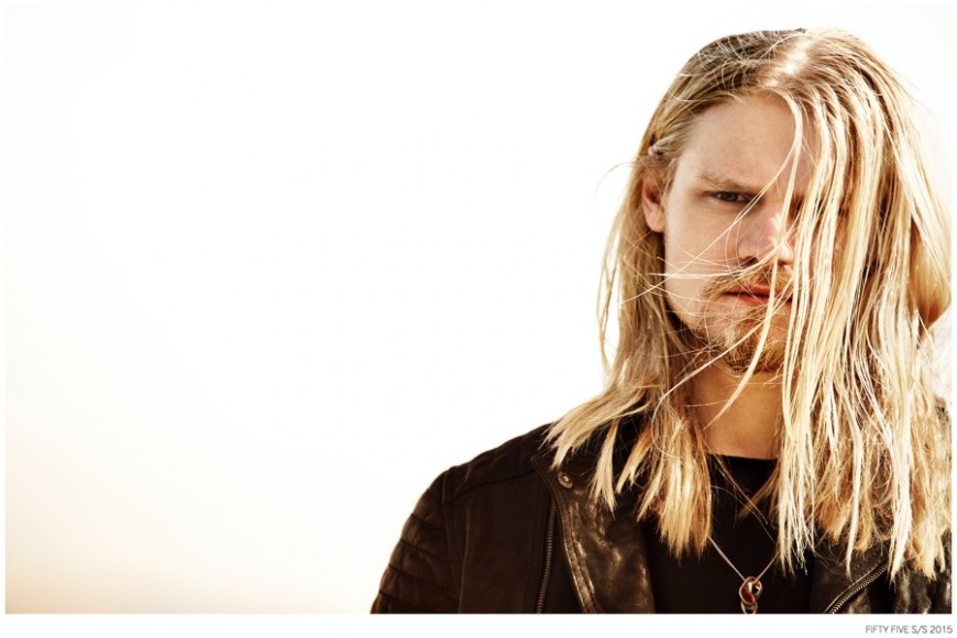 Caspar Peteus Models Denim for Fifty Five Spring/Summer 2015 – The ...