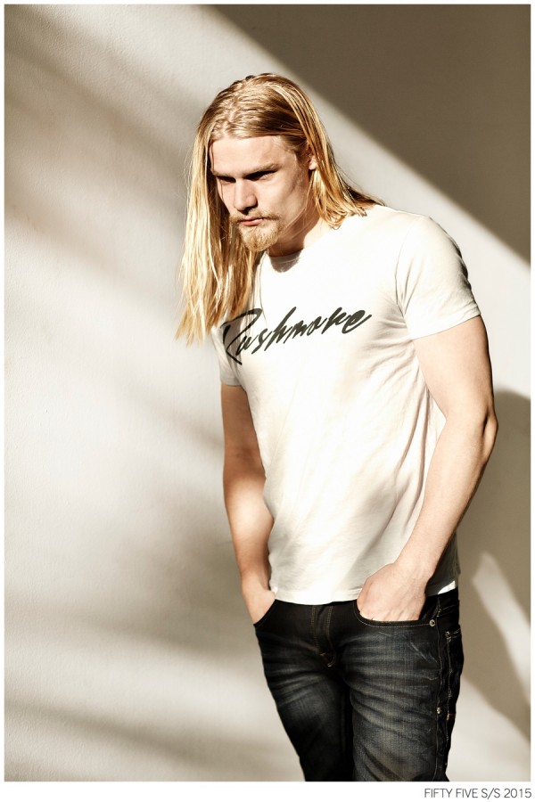Caspar Peteus Models Denim for Fifty Five Spring/Summer 2015 – The ...