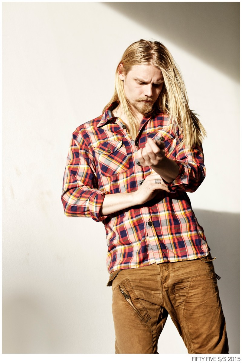 Caspar Peteus Models Denim for Fifty Five Spring/Summer 2015 | The ...