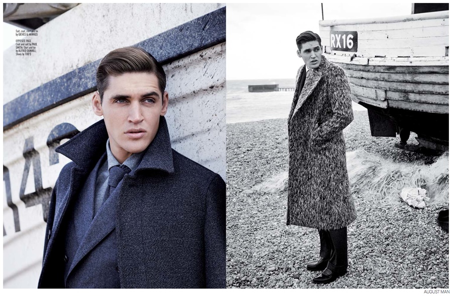 Isaac Carew Models Elegant Fall Fashions for August Man Malaysia – The ...