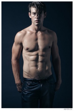 Justin Hopwood Poses in Leather for New Photos by Ashton Do – The ...