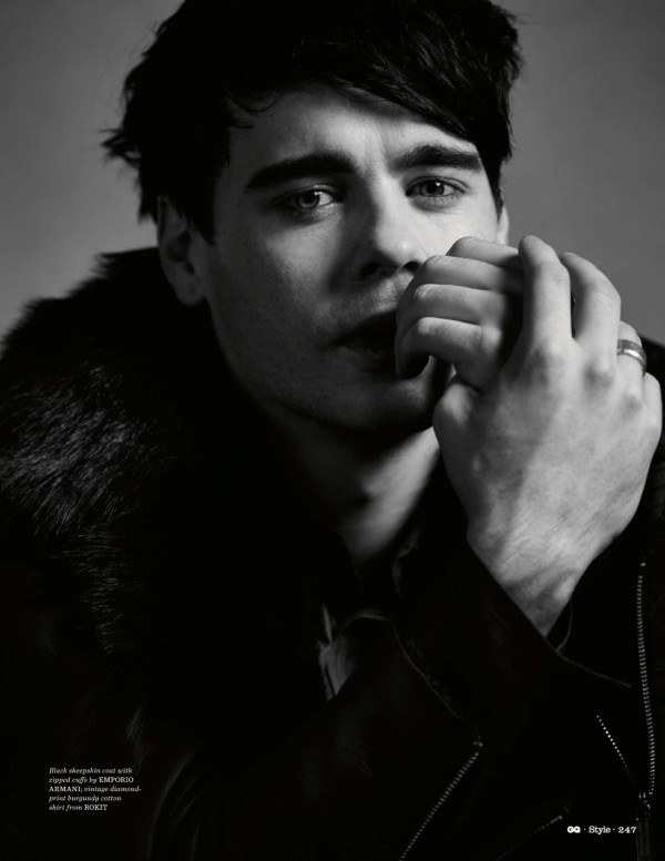 Leon Else Wears Emporio Armani for British GQ Style Fall/Winter 2014 ...