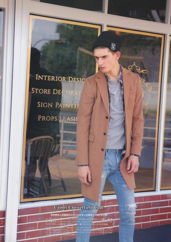 Reece Sanders Models Casual Styles for FUDGE Magazine December 2013 ...
