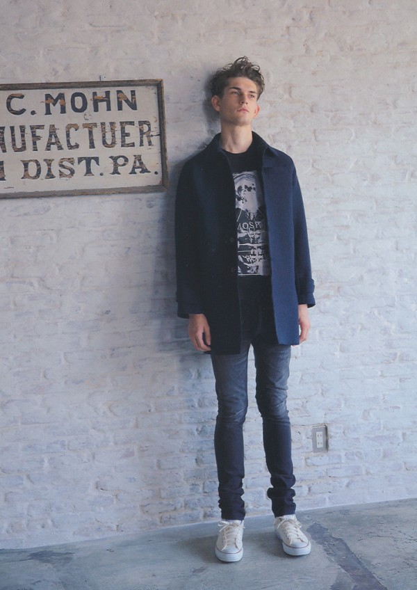Reece Sanders Models Casual Styles for FUDGE Magazine December 2013 ...