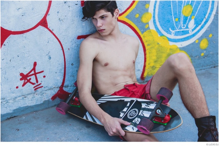 Rique Santos Hits the Beach with Lucas Oli for Beach Shoot – The ...