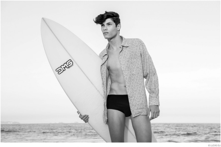 Rique Santos Hits the Beach with Lucas Oli for Beach Shoot – The ...