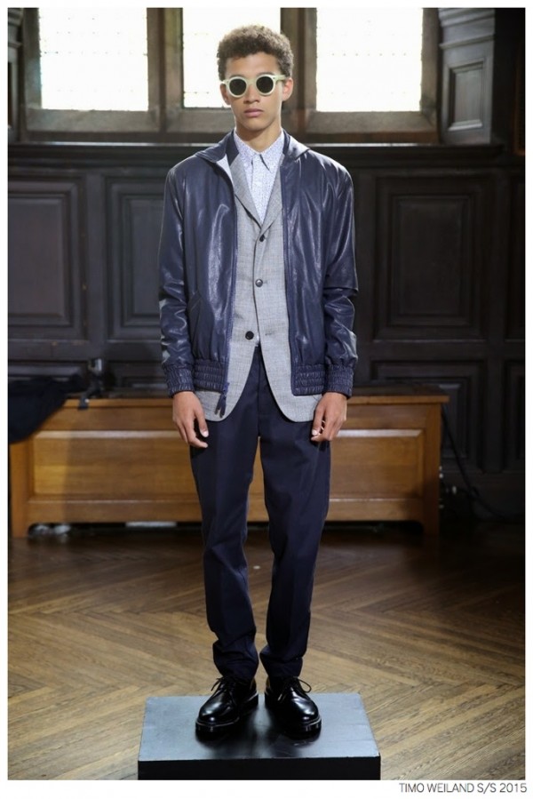 Timo Weiland Presents Shades of Blue + Stripes for Spring/Summer 2015 ...