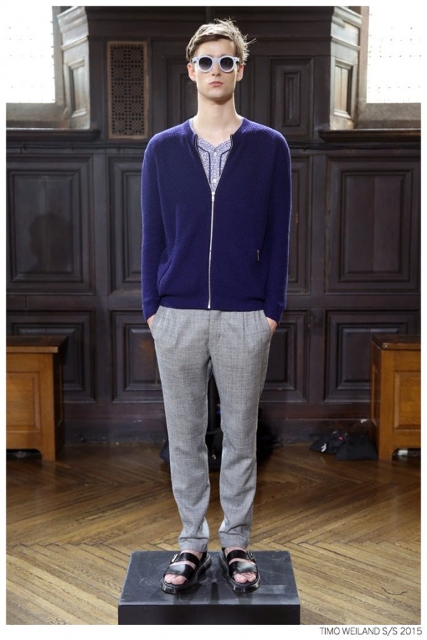 Timo Weiland Presents Shades of Blue + Stripes for Spring/Summer 2015 ...