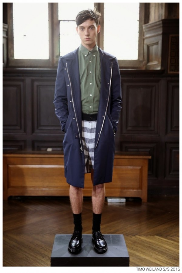 Timo Weiland Presents Shades of Blue + Stripes for Spring/Summer 2015 ...