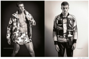 Tom Barker Models Playful Fashions for L’Officiel Hommes Hellas – The ...