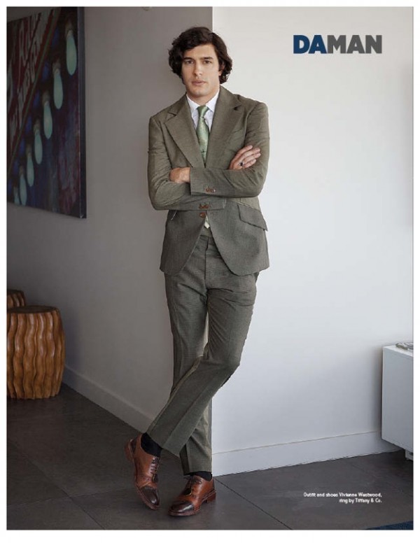 Alexander Koch Dons Suits for Da Man Photo Shoot – The Fashionisto