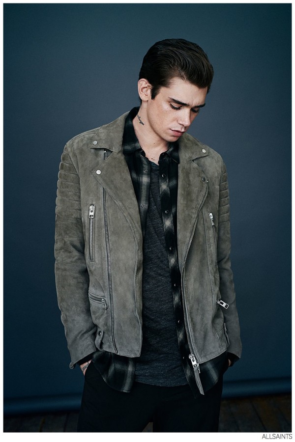 Cole Mohr Models Fall 2014 AllSaints Fashions – The Fashionisto