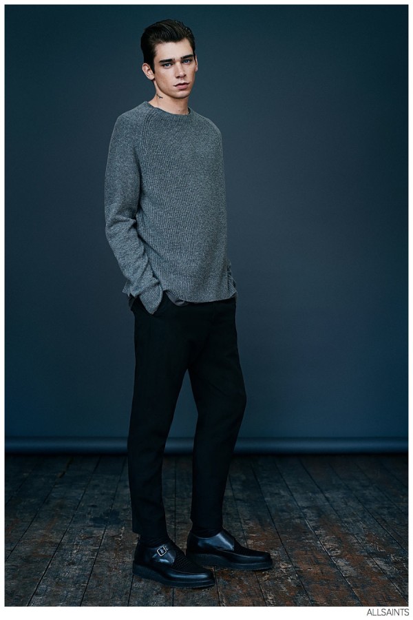 Cole Mohr Models Fall 2014 AllSaints Fashions – The Fashionisto