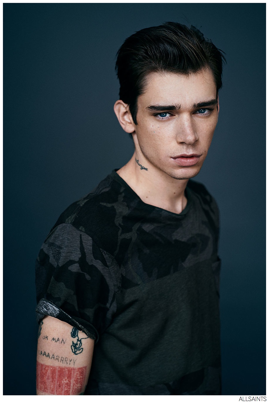 Cole Mohr Models Fall 2014 AllSaints Fashions | The Fashionisto