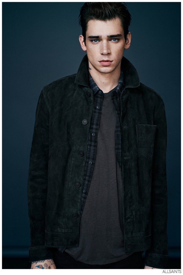 Cole Mohr Models Fall 2014 AllSaints Fashions – The Fashionisto