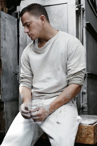 Channing Tatum Stripped for T Magazine October 2014 Cover Photo Shoot ...