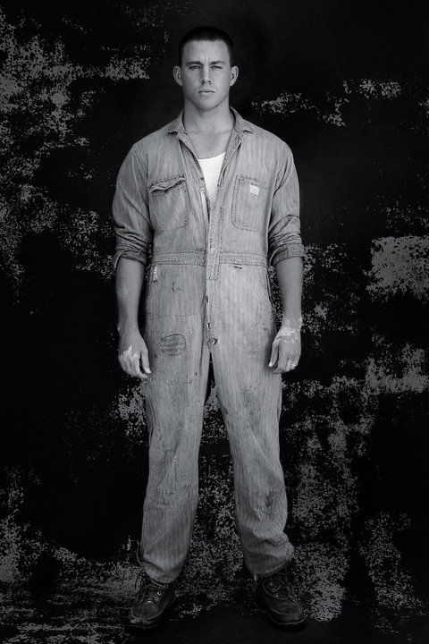 Channing Tatum Stripped for T Magazine October 2014 Cover Photo Shoot ...