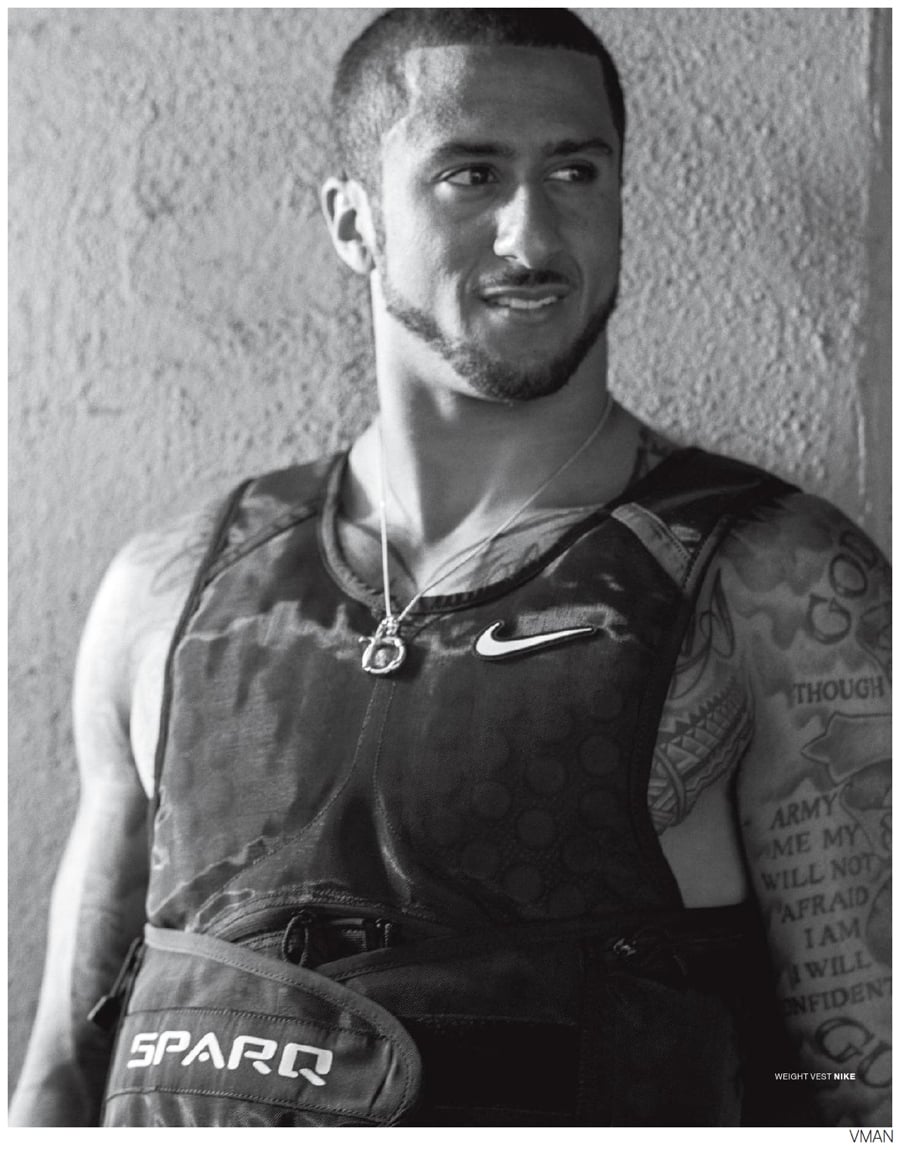 See More Images from Colin Kaepernick’s VMAN Photo Shoot – The Fashionisto