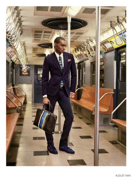 Corey Baptiste Takes the Subway in Style for August Man – The Fashionisto