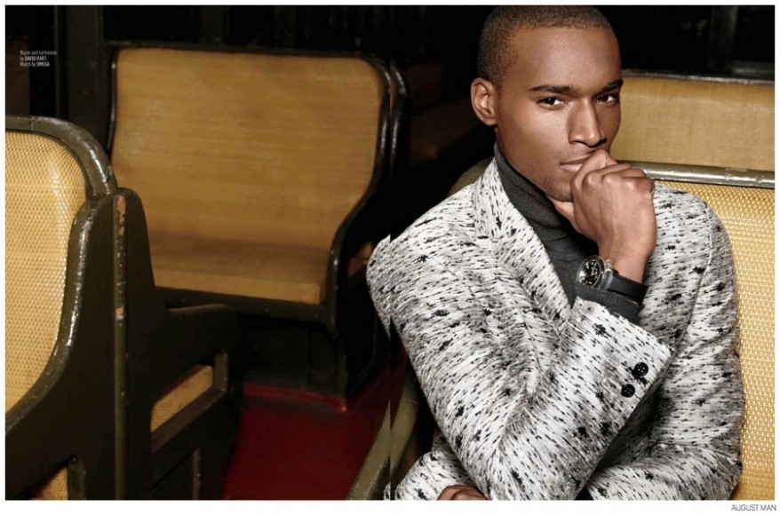 Corey Baptiste Takes the Subway in Style for August Man – Page 2 – The ...