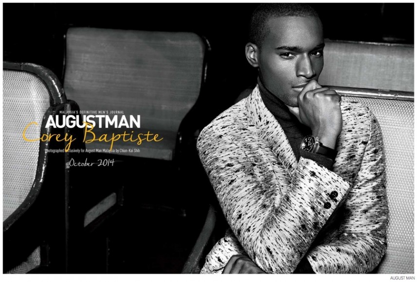 Corey Baptiste Takes the Subway in Style for August Man – Page 2 – The ...