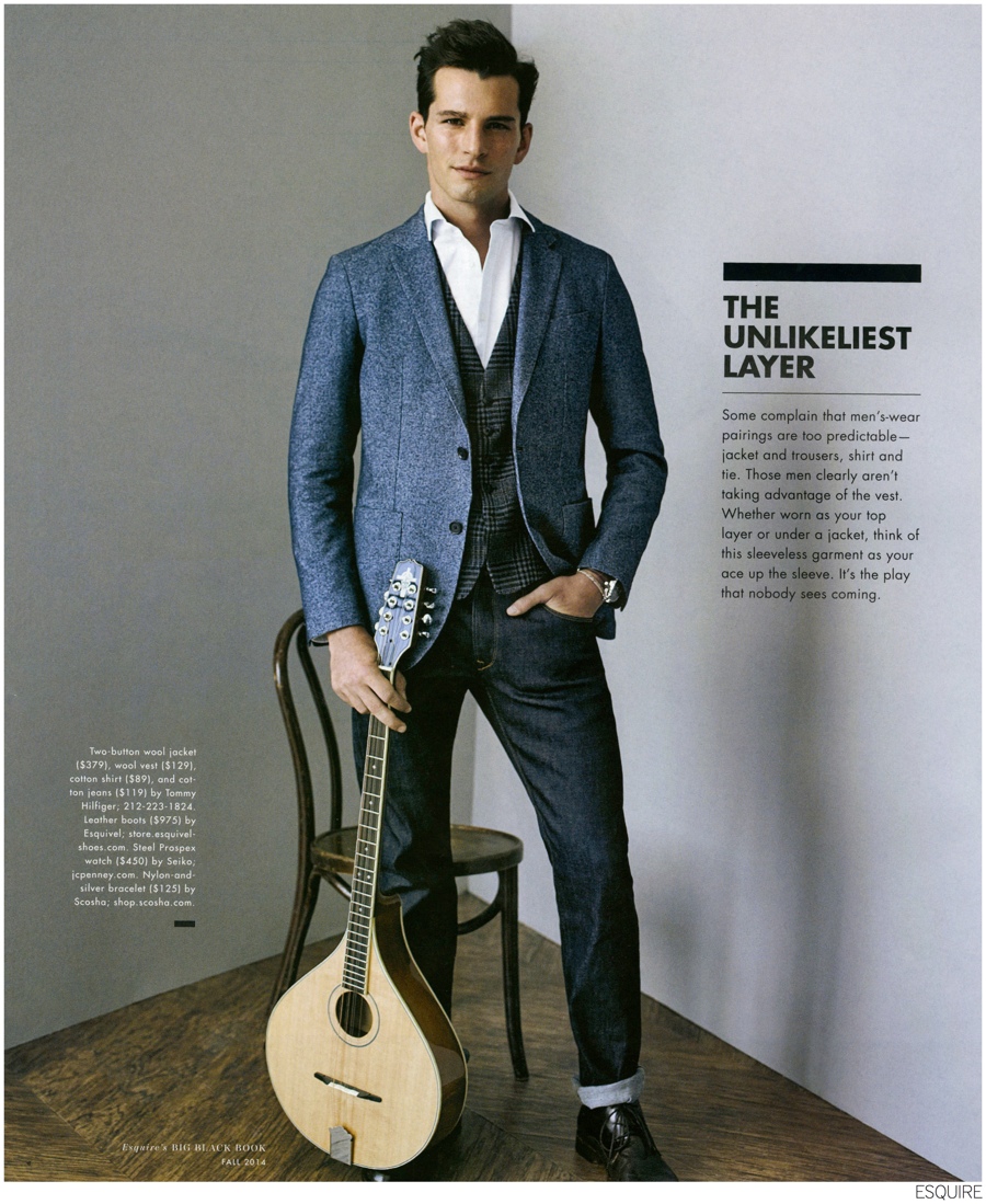 Chris Folz Covers Esquire’s Big Black Book – The Fashionisto