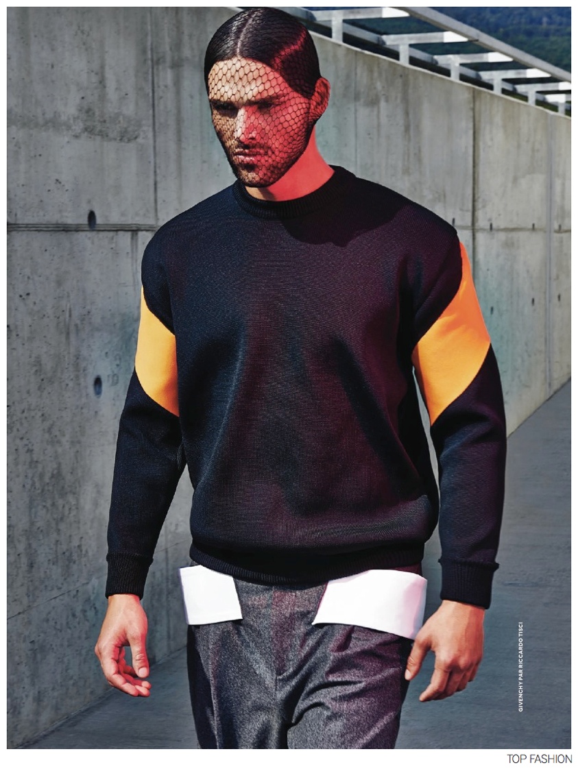 Frederik Muka Models Givenchy Fall 2014 for Top Fashion Magazine – The ...