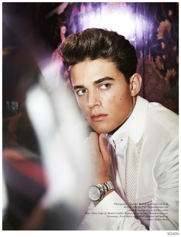 George Elliott is Dressed to Impress for Schön! – The Fashionisto